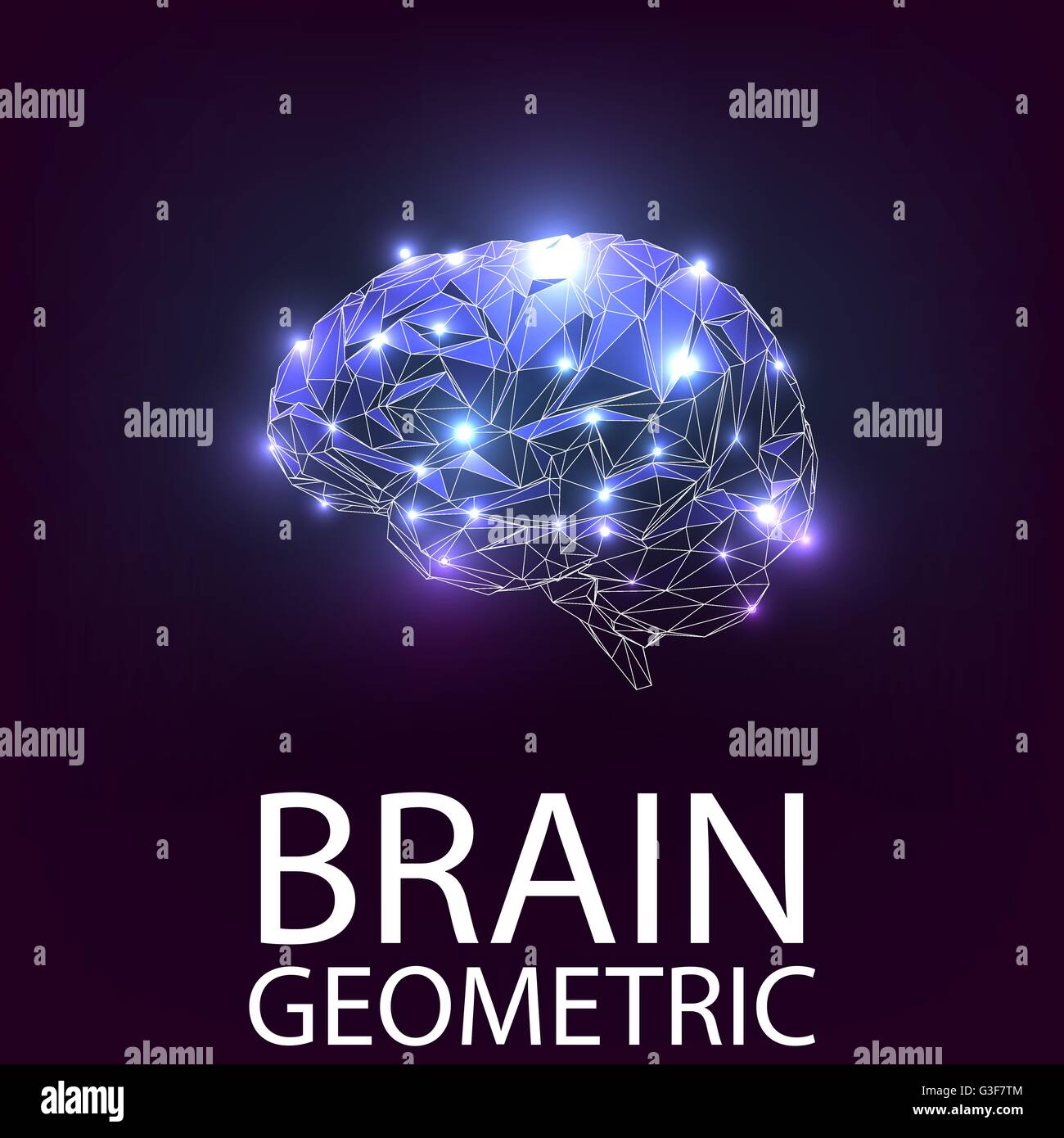 Brain geometric shapes Stock Vector Image & Art - Alamy