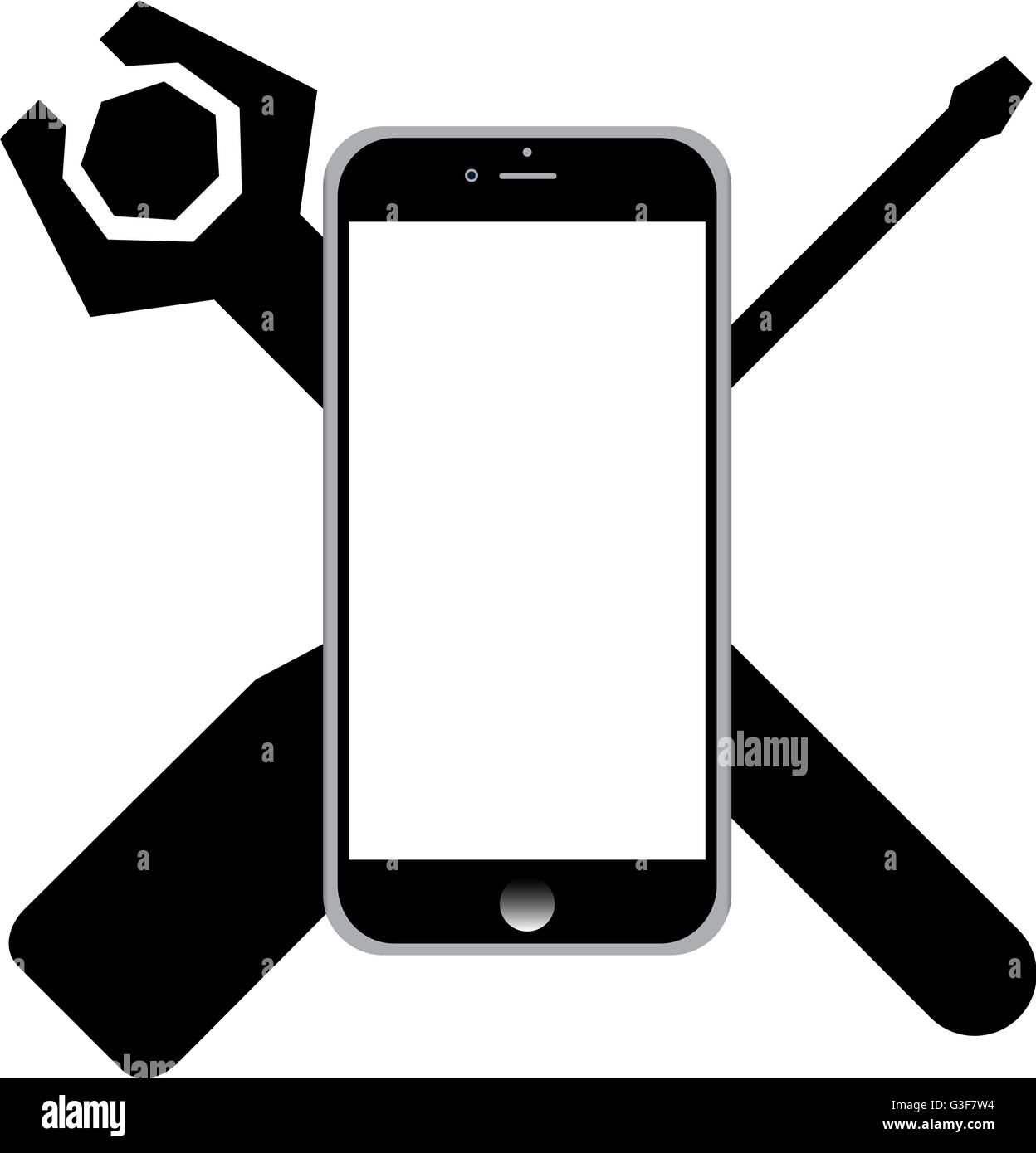 repair phone icon Stock Vector Image & Art - Alamy