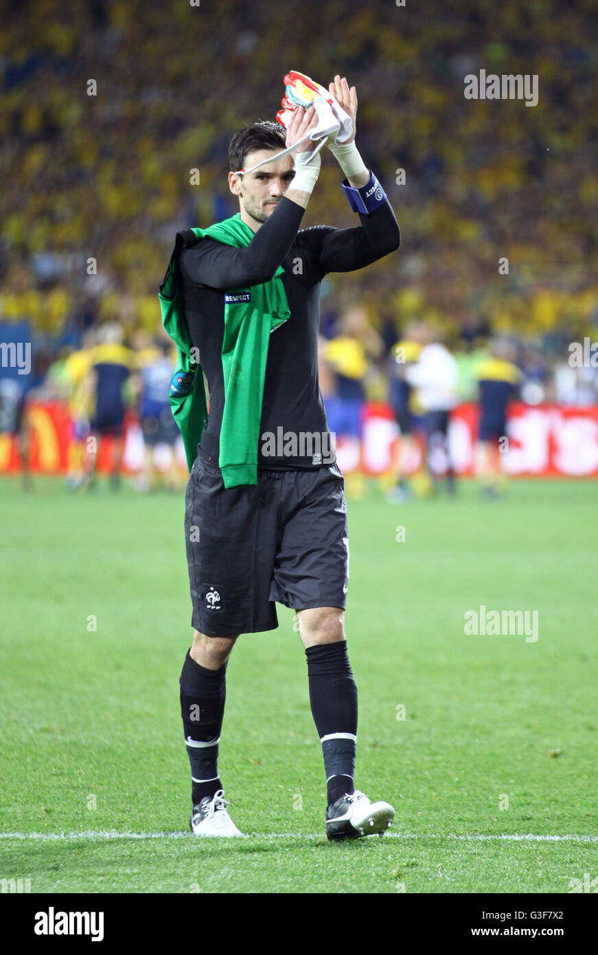 UEFA EURO 2012 game: Sweden vs France at Olympic stadium in Kyiv ...