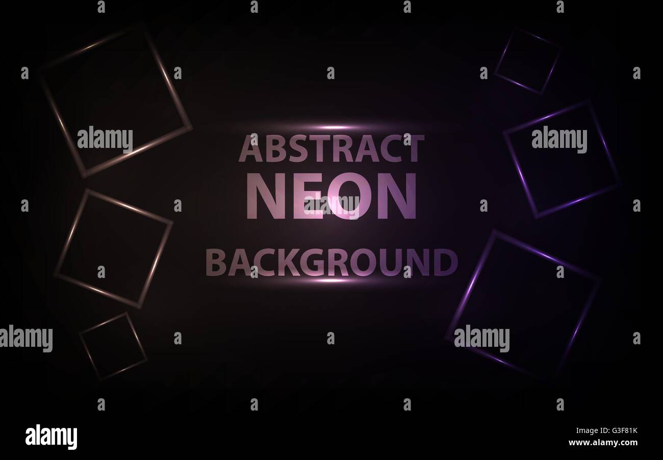 Vector neon squares design Stock Vector Image & Art - Alamy