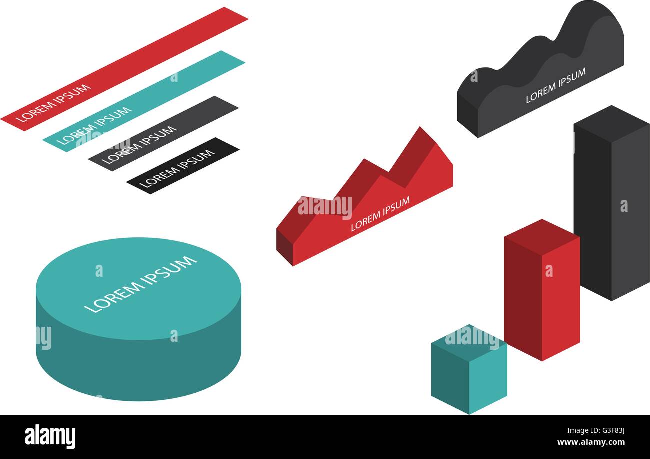 Flat 3d isometric infographic Stock Vector Image & Art - Alamy