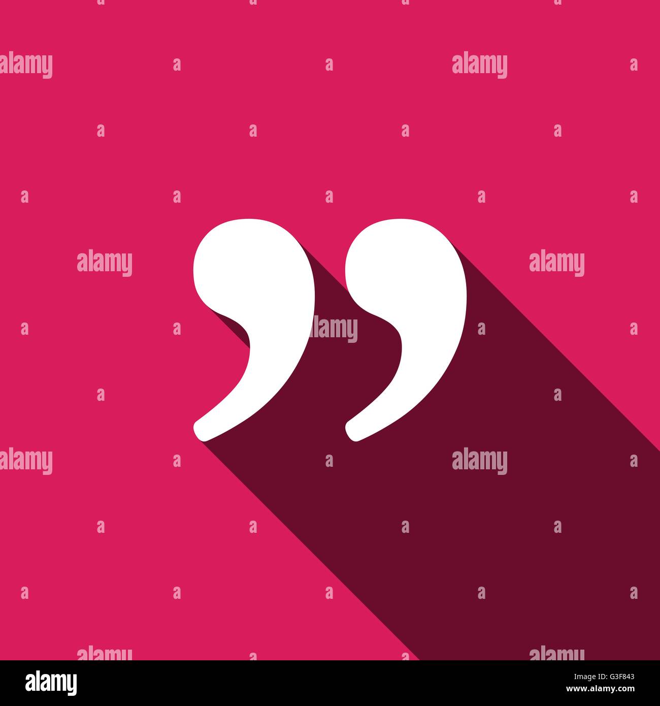 Quote icon vector Stock Vector Image & Art - Alamy