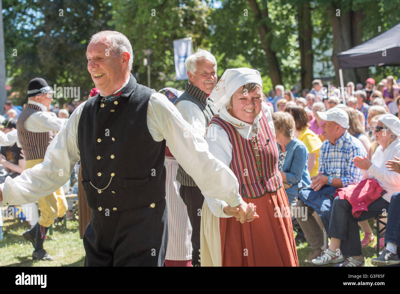 Swedish folk dance during National day celebration Stock Photo - Alamy