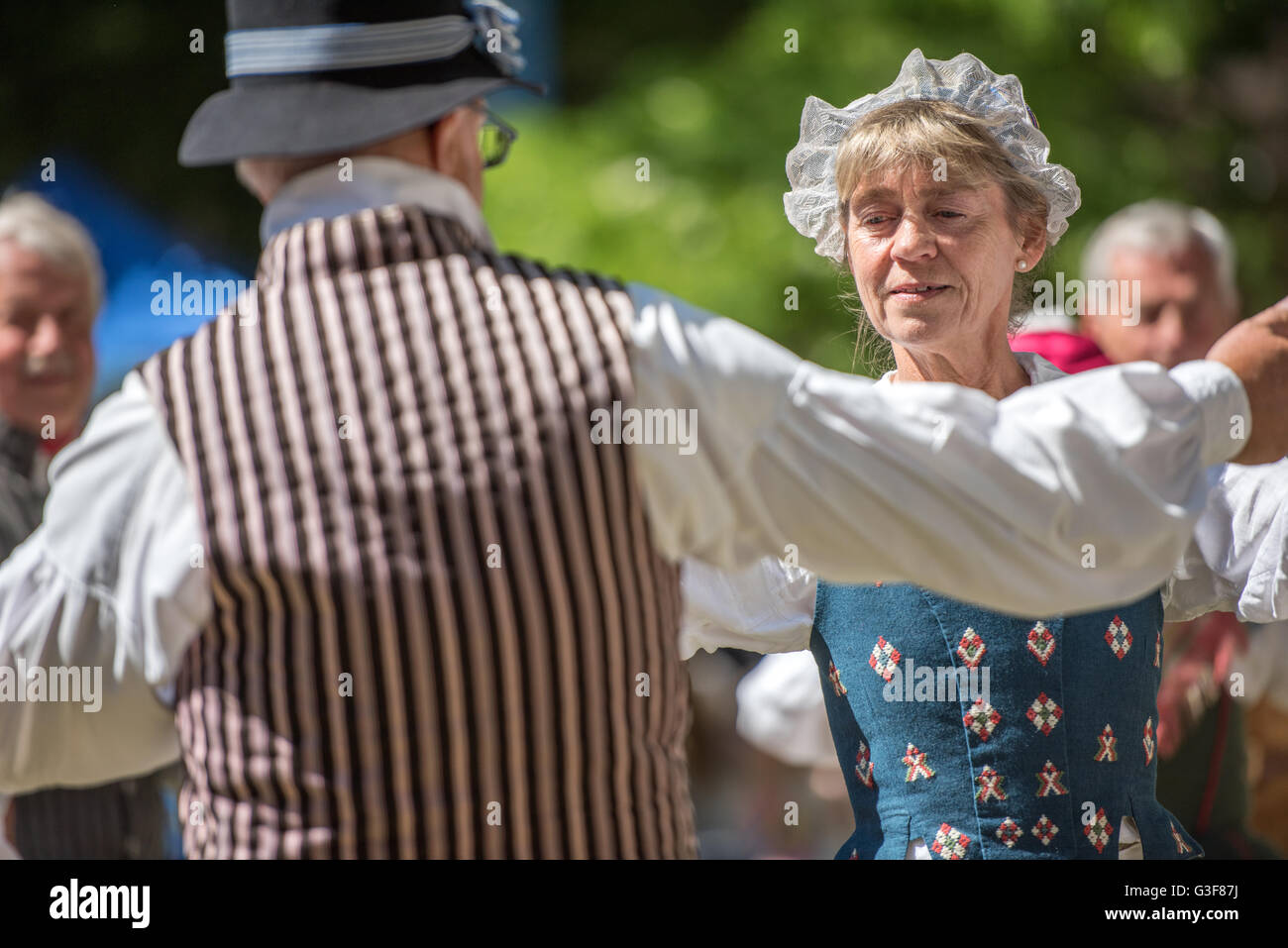Swedish folk dance during National day celebration Stock Photo - Alamy