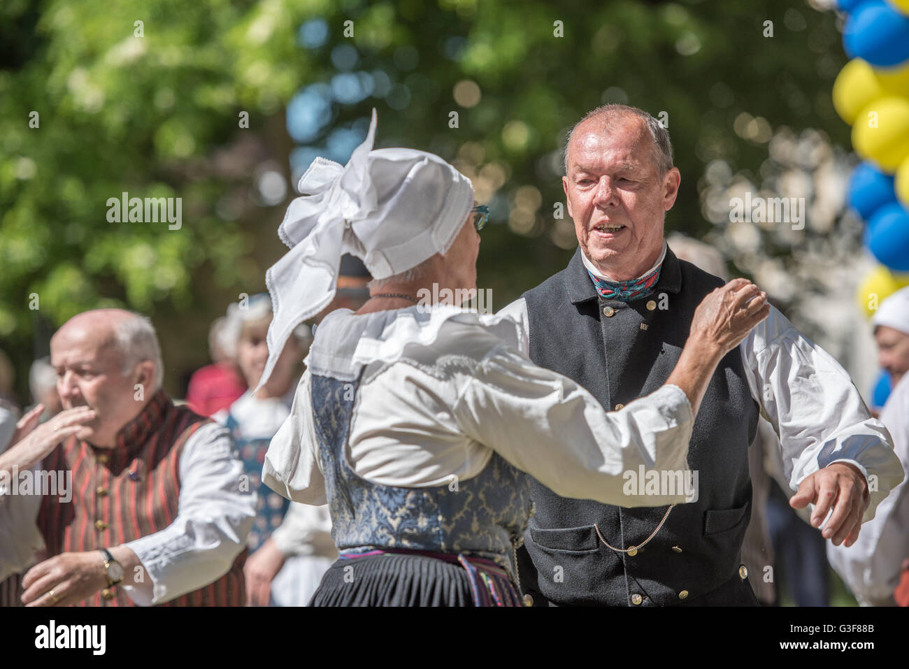 Swedish folk dance during National day celebration Stock Photo - Alamy