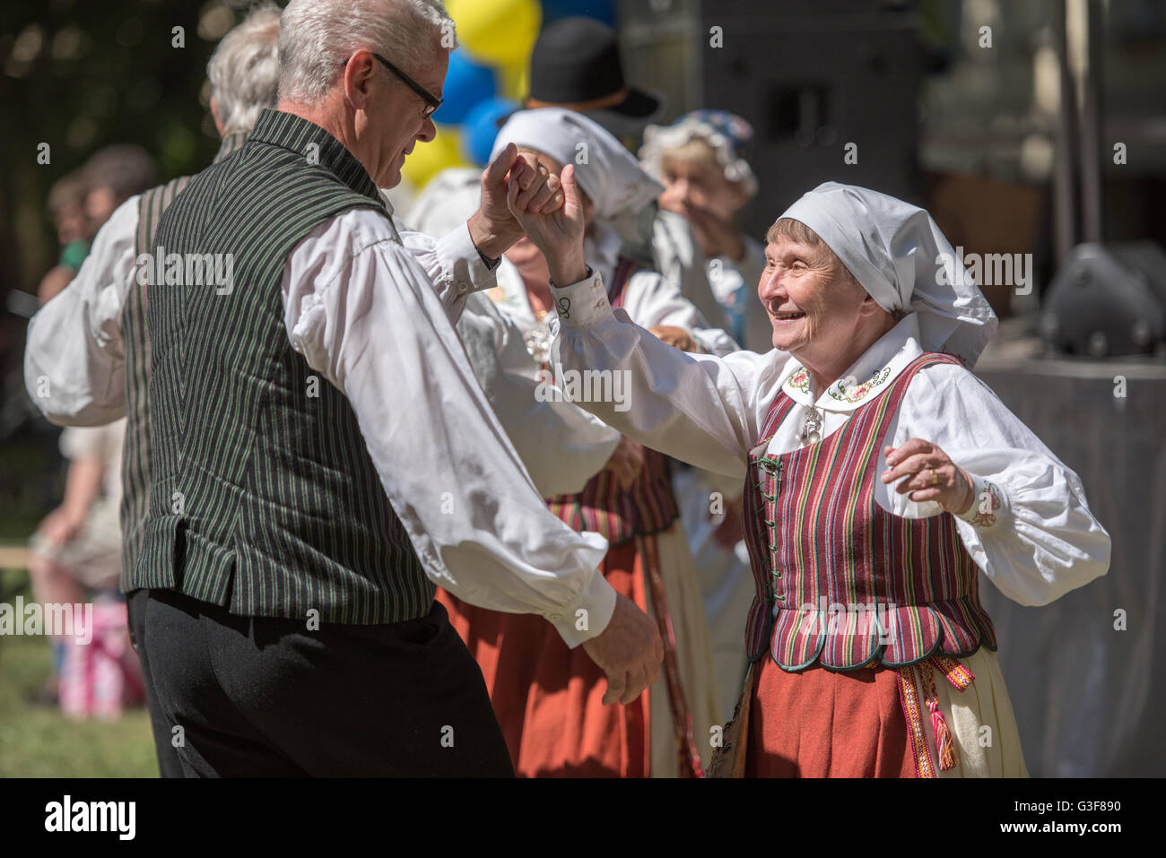 Swedish folk dance during National day celebration Stock Photo - Alamy