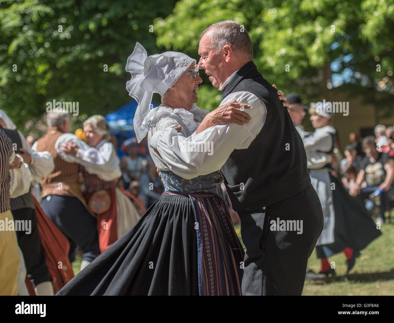 Swedish folk dance during National day celebration Stock Photo - Alamy