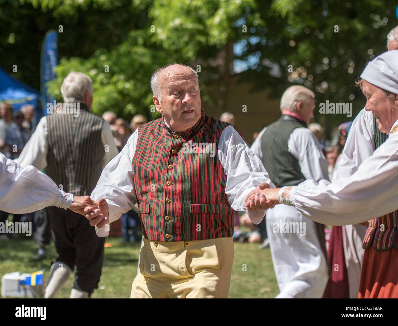 Swedish folk dance during National day celebration Stock Photo - Alamy