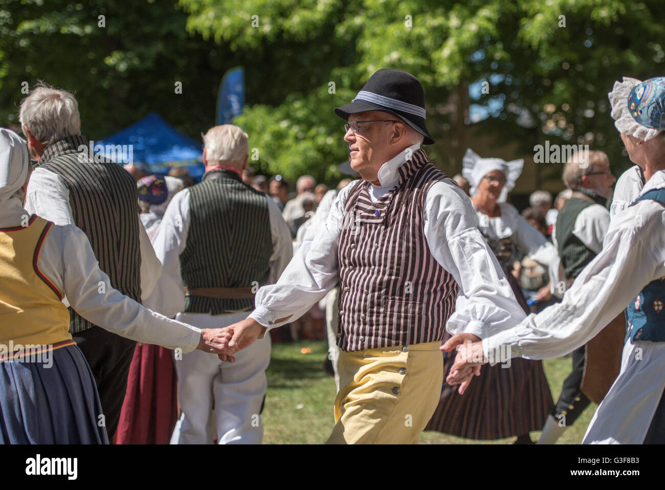 Swedish folk dance during National day celebration Stock Photo - Alamy