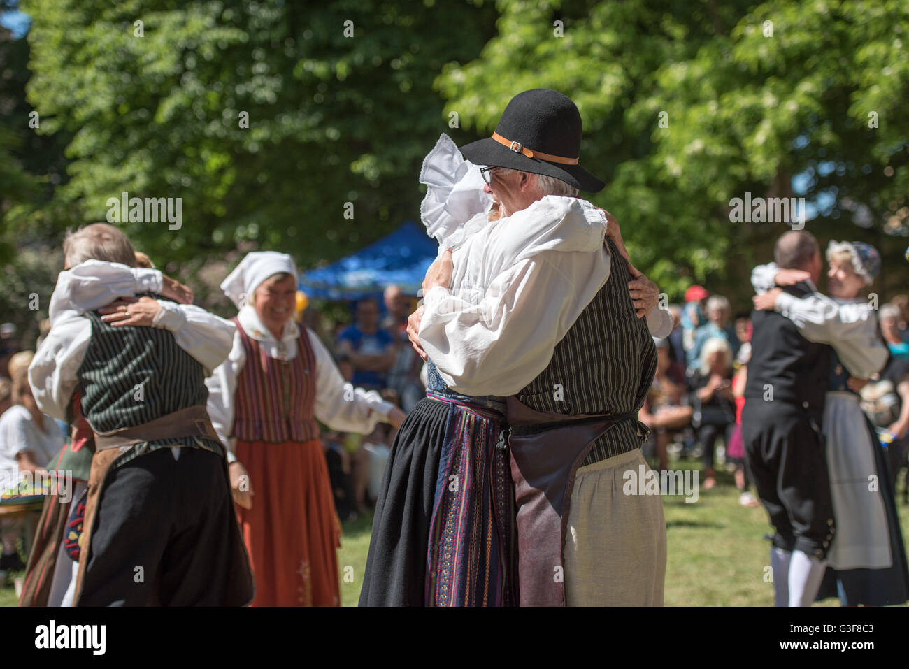 Swedish folk dance during National day celebration Stock Photo - Alamy