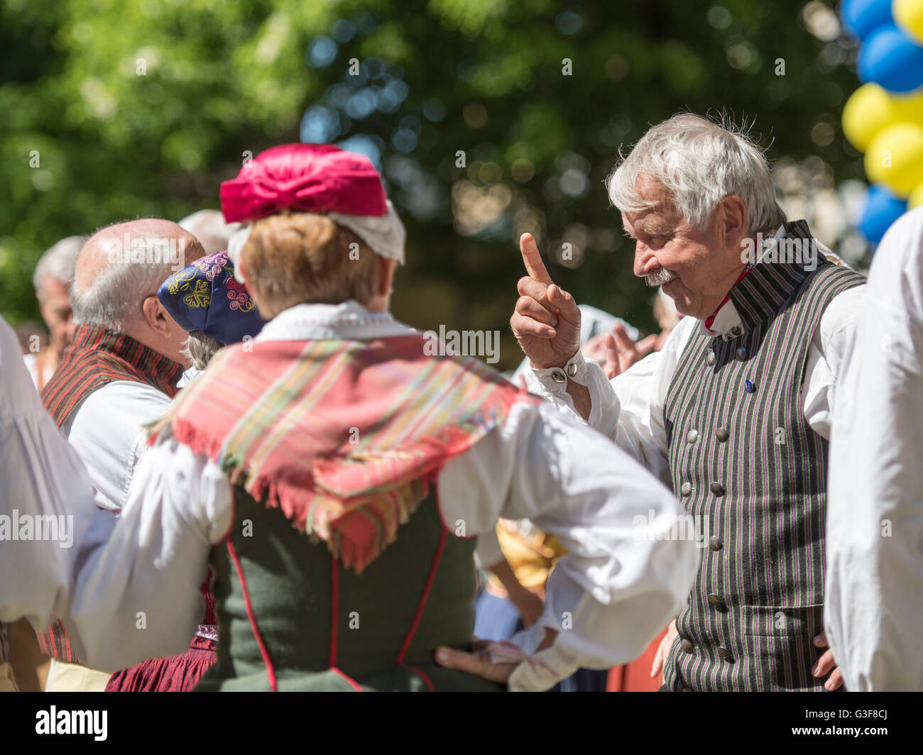 Swedish folk dance during National day celebration Stock Photo - Alamy
