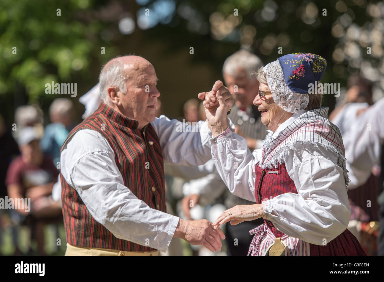 Swedish folk dance during National day celebration Stock Photo - Alamy