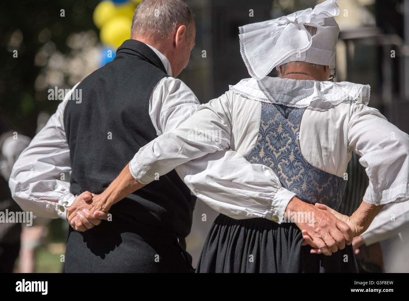 Swedish folk dance during National day celebration Stock Photo - Alamy