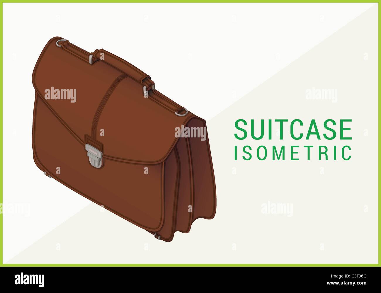 briefcase isometric flat vector 3d Stock Vector Image & Art - Alamy