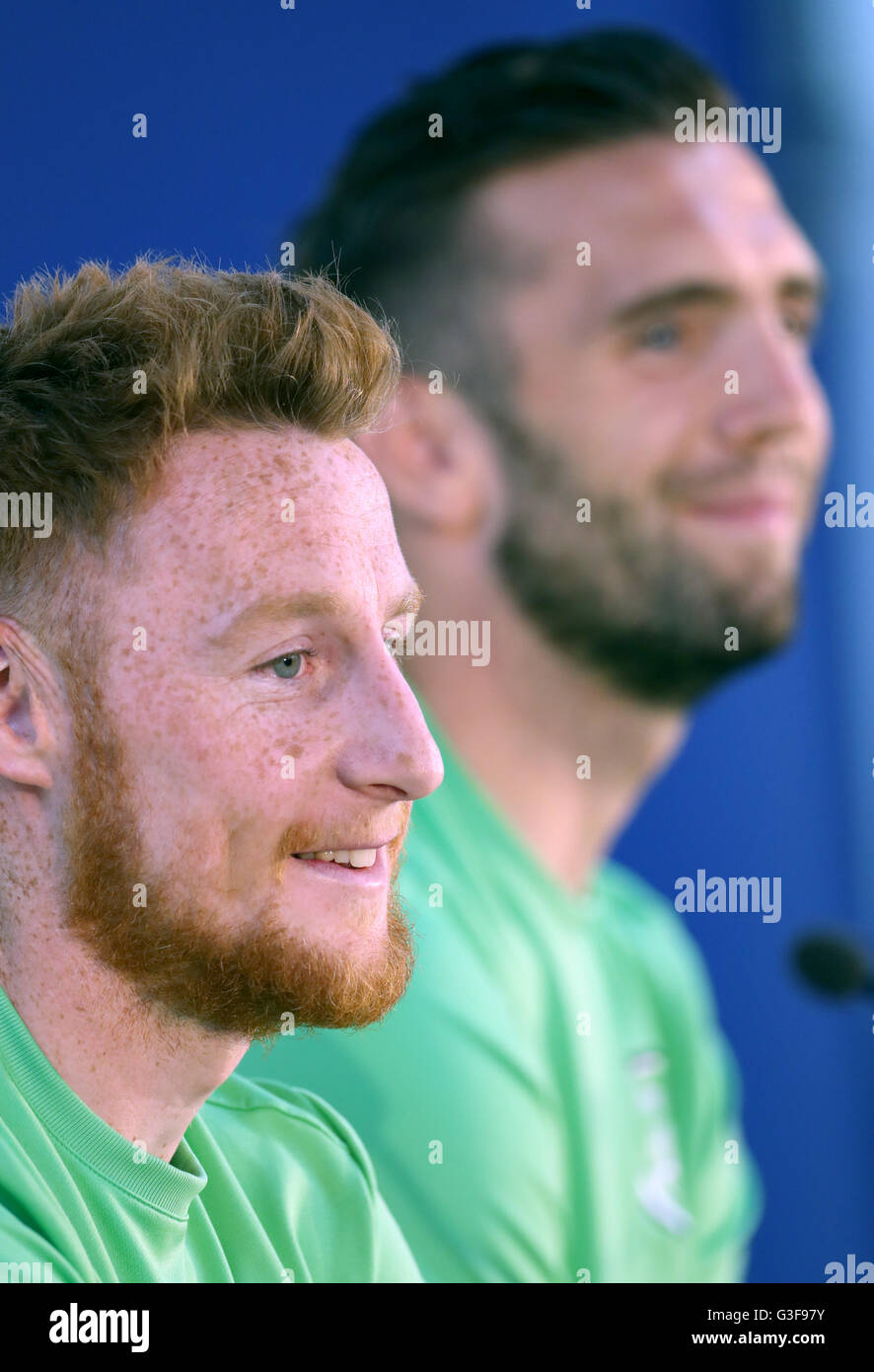 Republic of Ireland's Stephen Quinn during a press conference at the ...