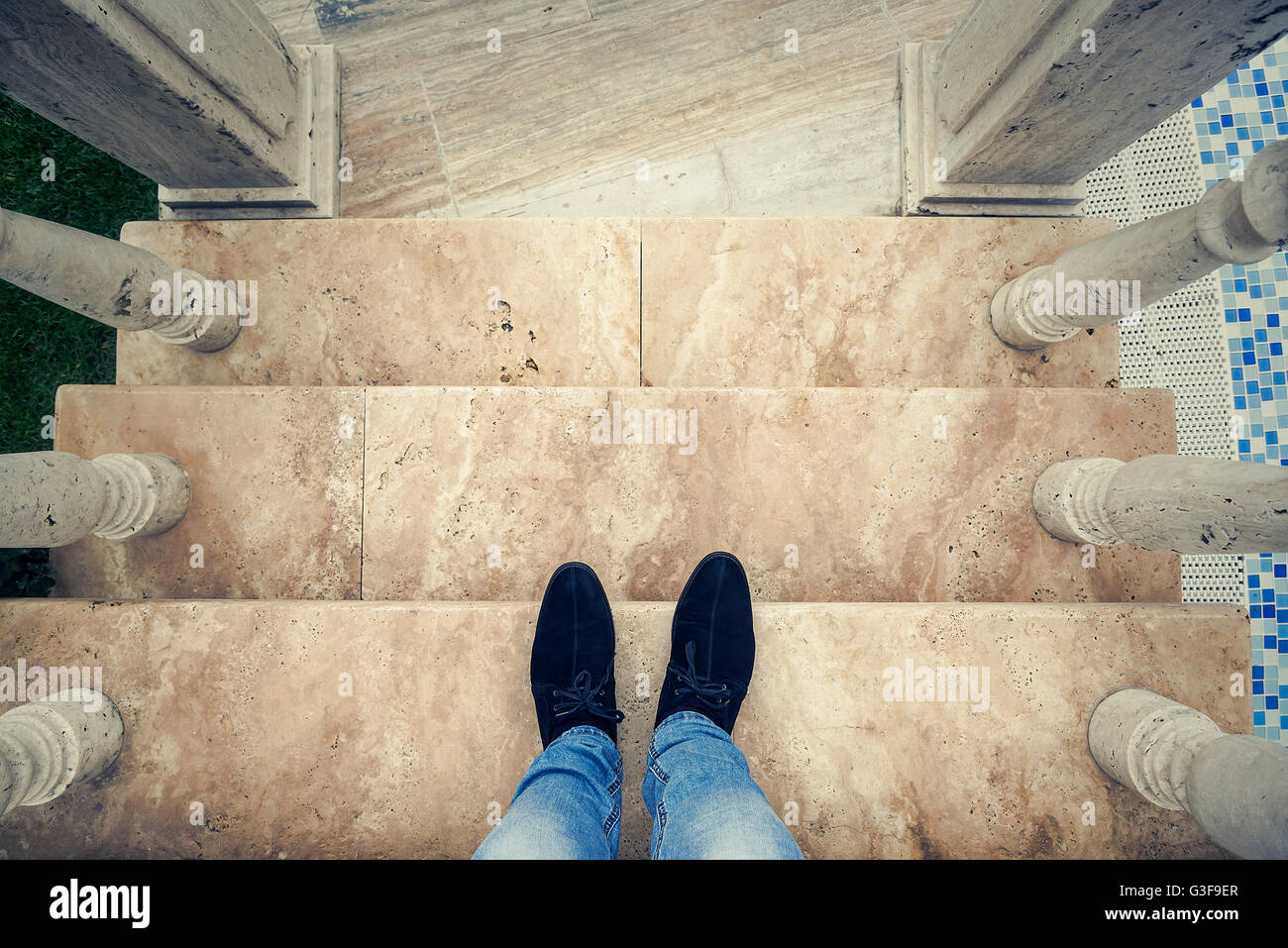 Mens feet hi-res stock photography and images - Alamy