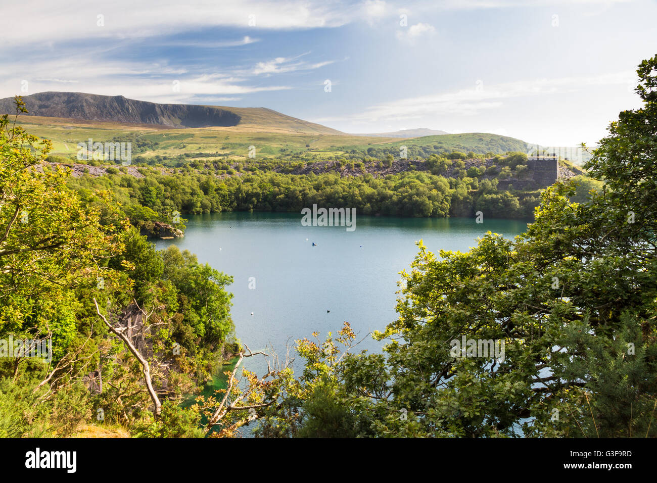 Disused Dorothea Slate Quarry, Nantlle, Gwynedd, Wales, United Kingdom ...