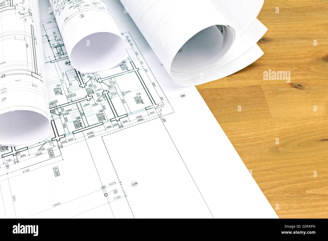 Table blueprint hi-res stock photography and images - Alamy