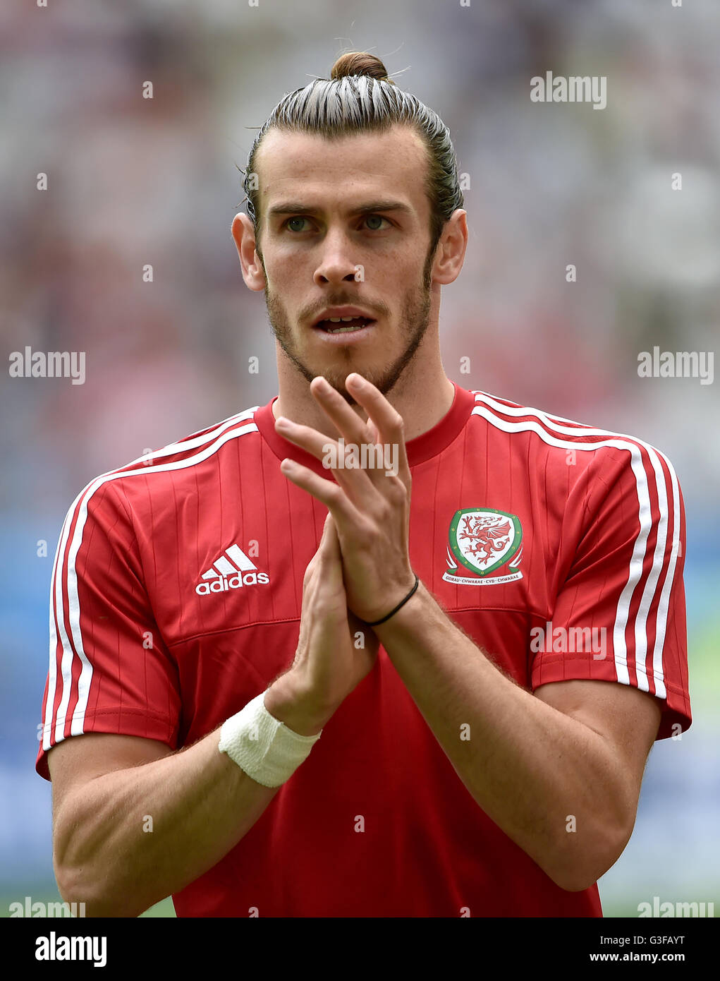 Wales' Gareth Bale before the UEFA Euro 2016, Group B match at the ...