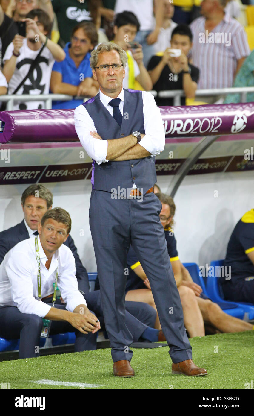 UEFA EURO 2012 game: Sweden vs France at Olympic stadium in Kyiv ...