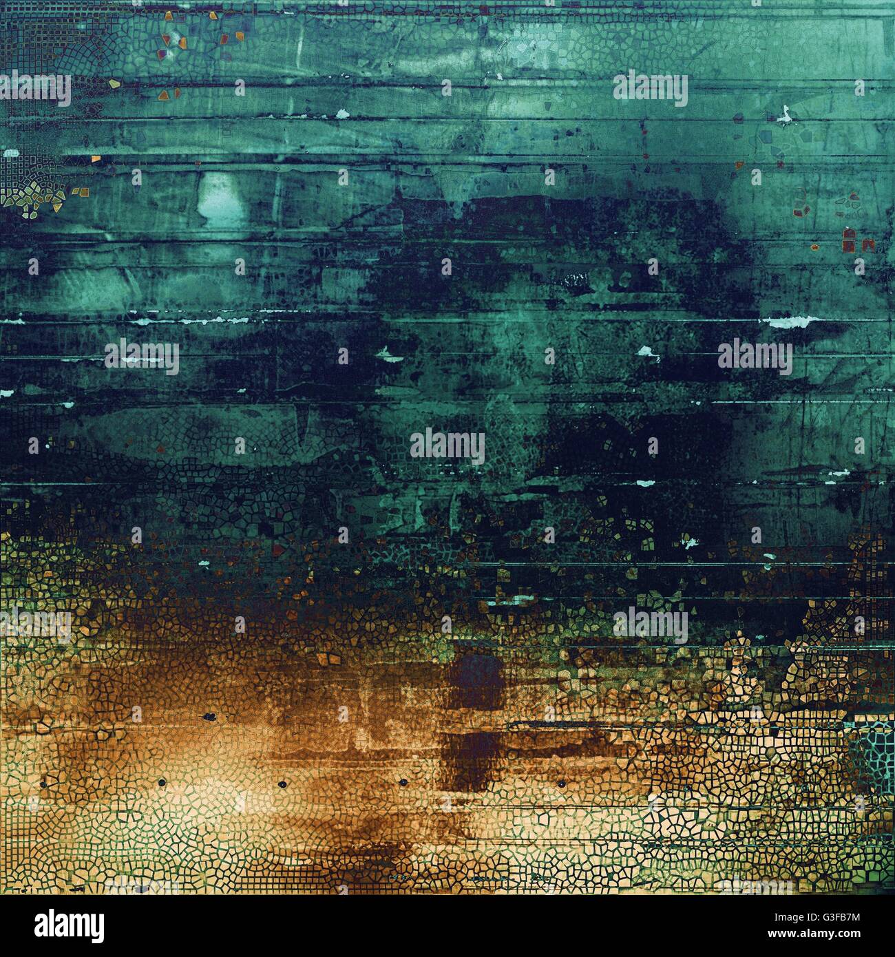 Old style decorative composition or designed vintage template with ...