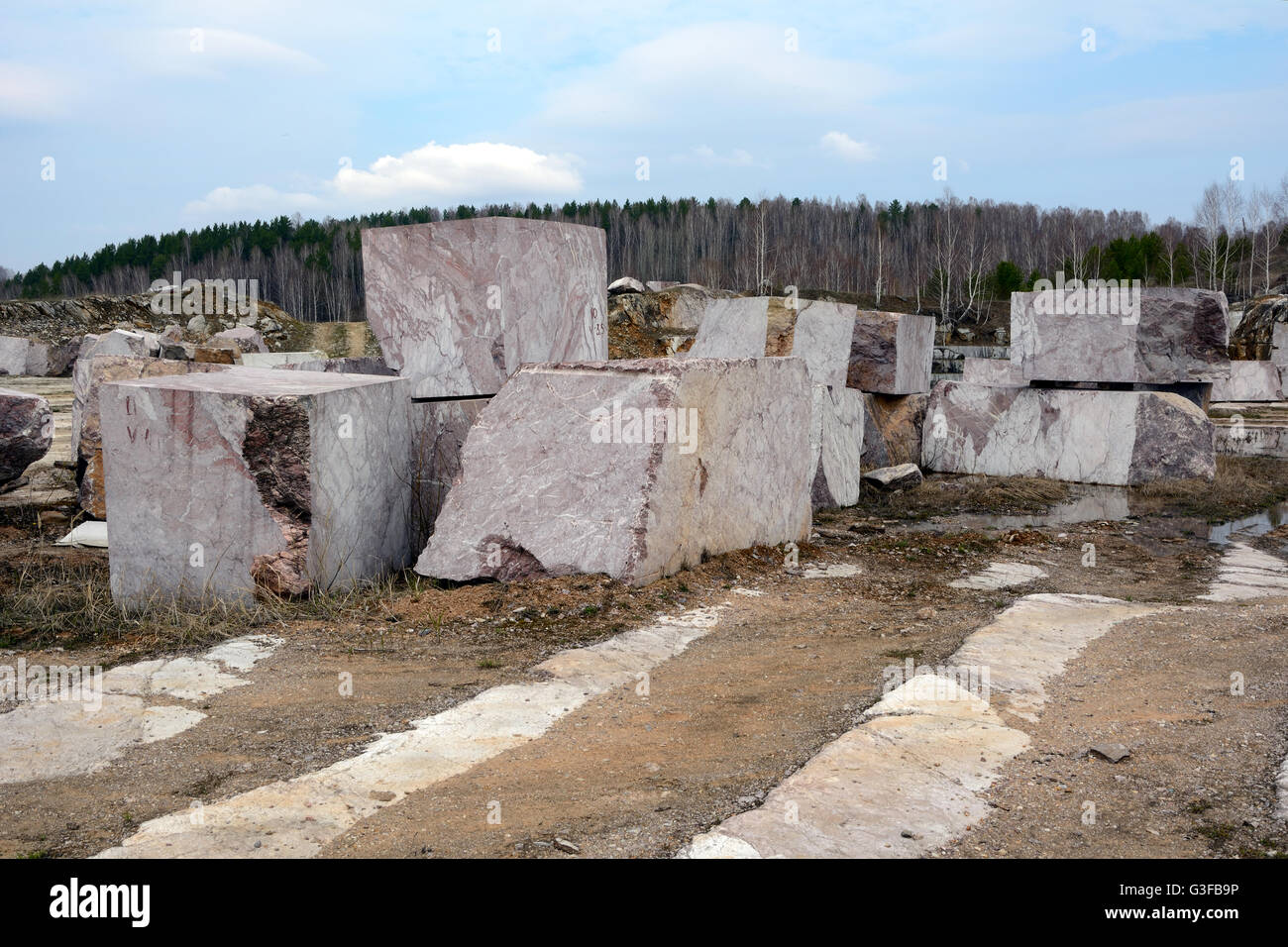 marble; career; limestone; quarry; outdoor; development; mining; rock ...
