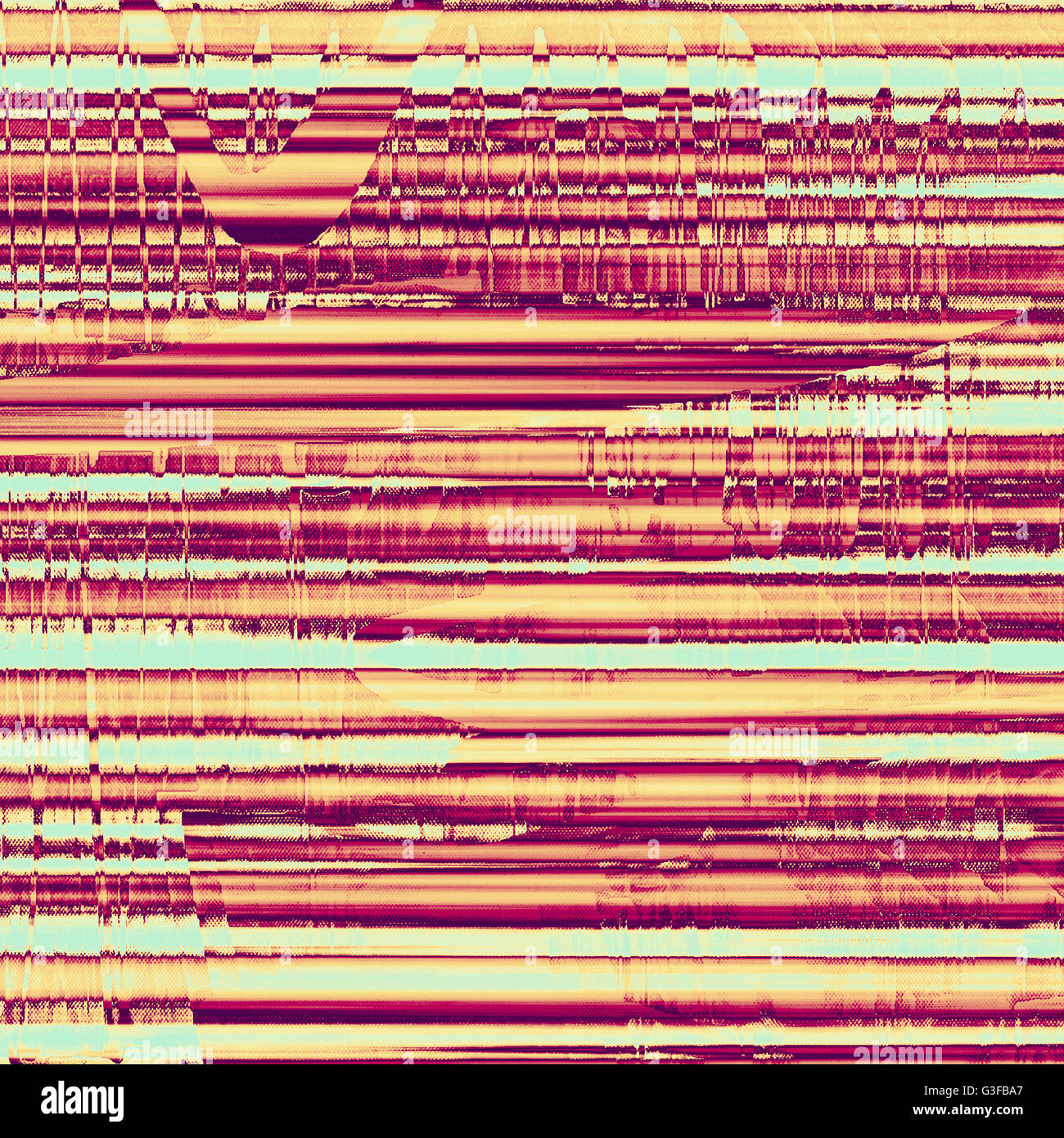 Retro design on grunge background or aged faded texture. With different ...