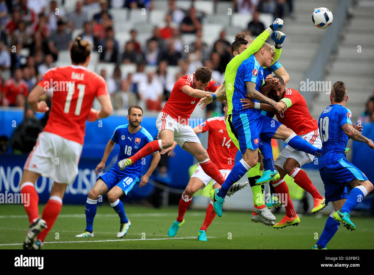 Slovakia goalkeeper matus kozacik uefa euro 2016 hi-res stock ...