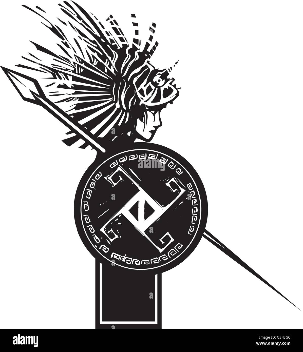 Fish goddess Stock Vector Images - Alamy