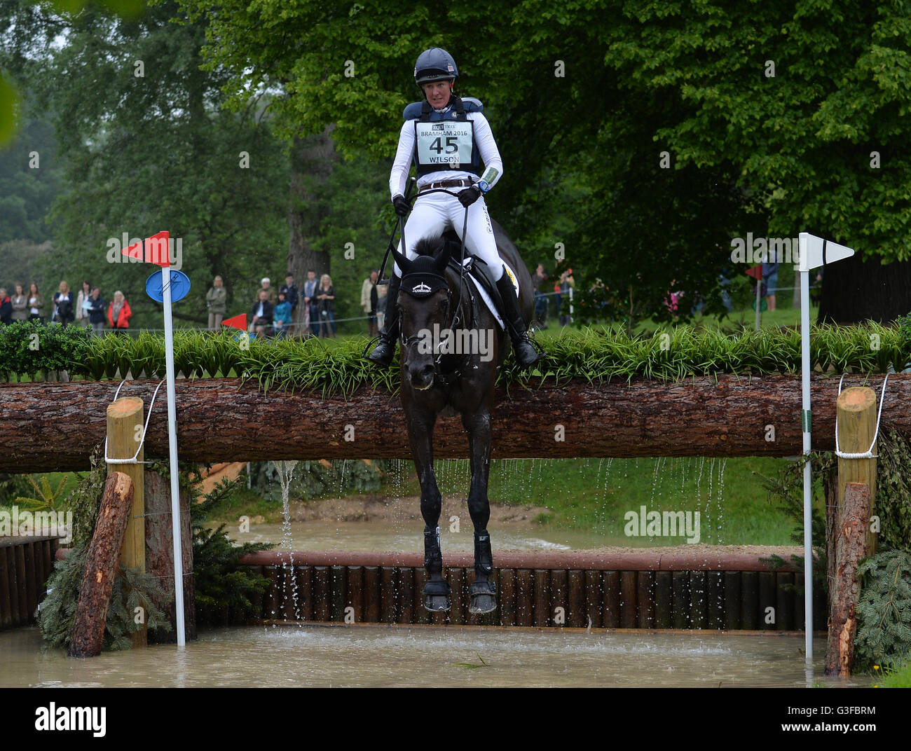 Nicola Wilson riding Bulana in action in the Equi-trek CCI*** Cross ...