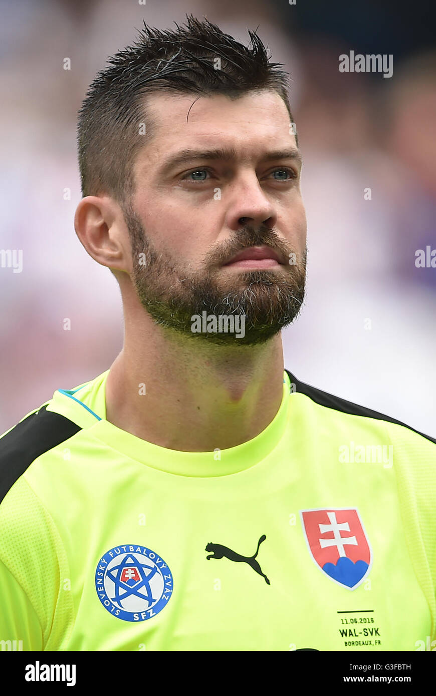 Slovakia goalkeeper Matus Kozacik during the UEFA Euro 2016, Group B ...