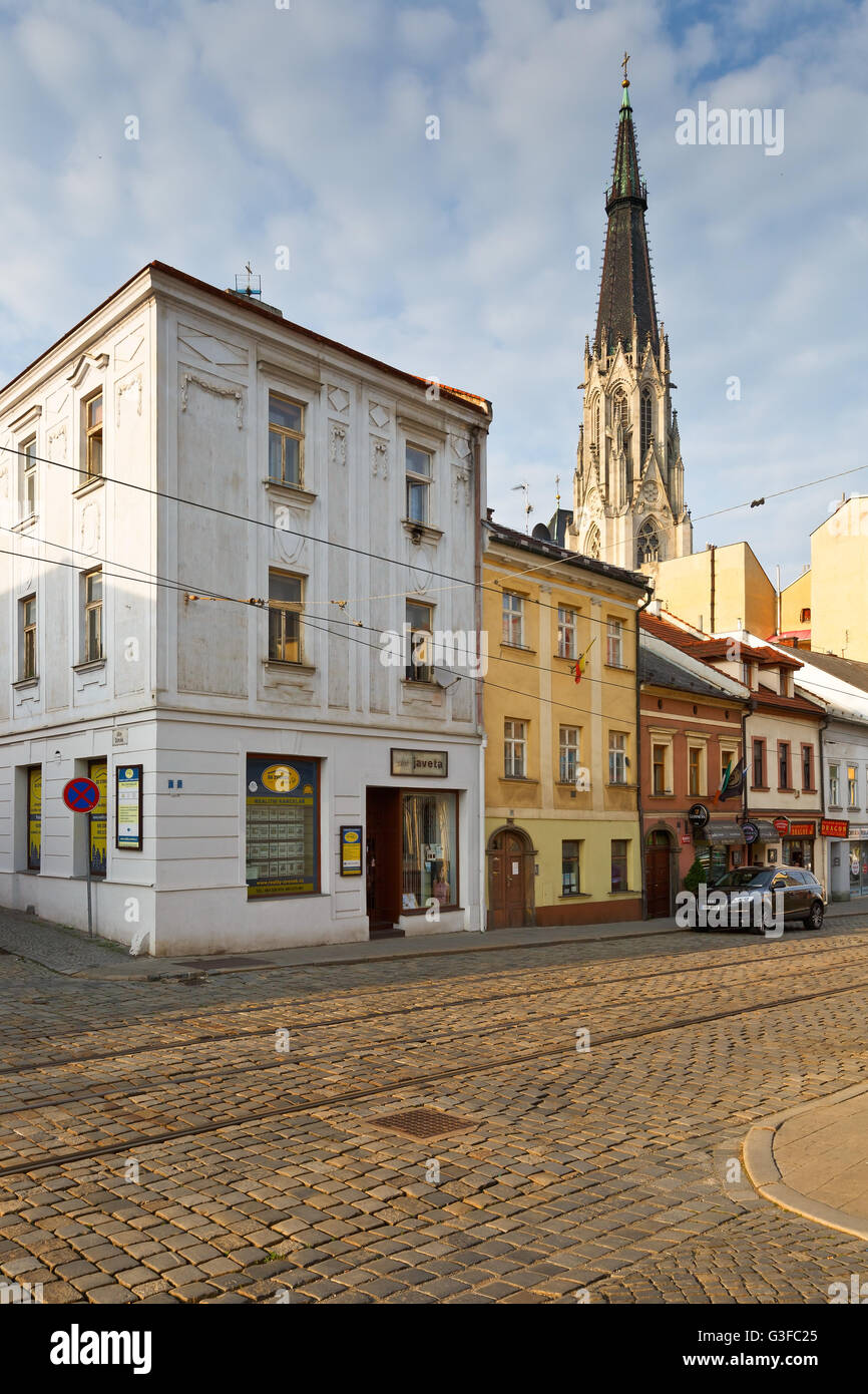 Streets in the old town of Olomouc, Czech Republic Stock Photo - Alamy