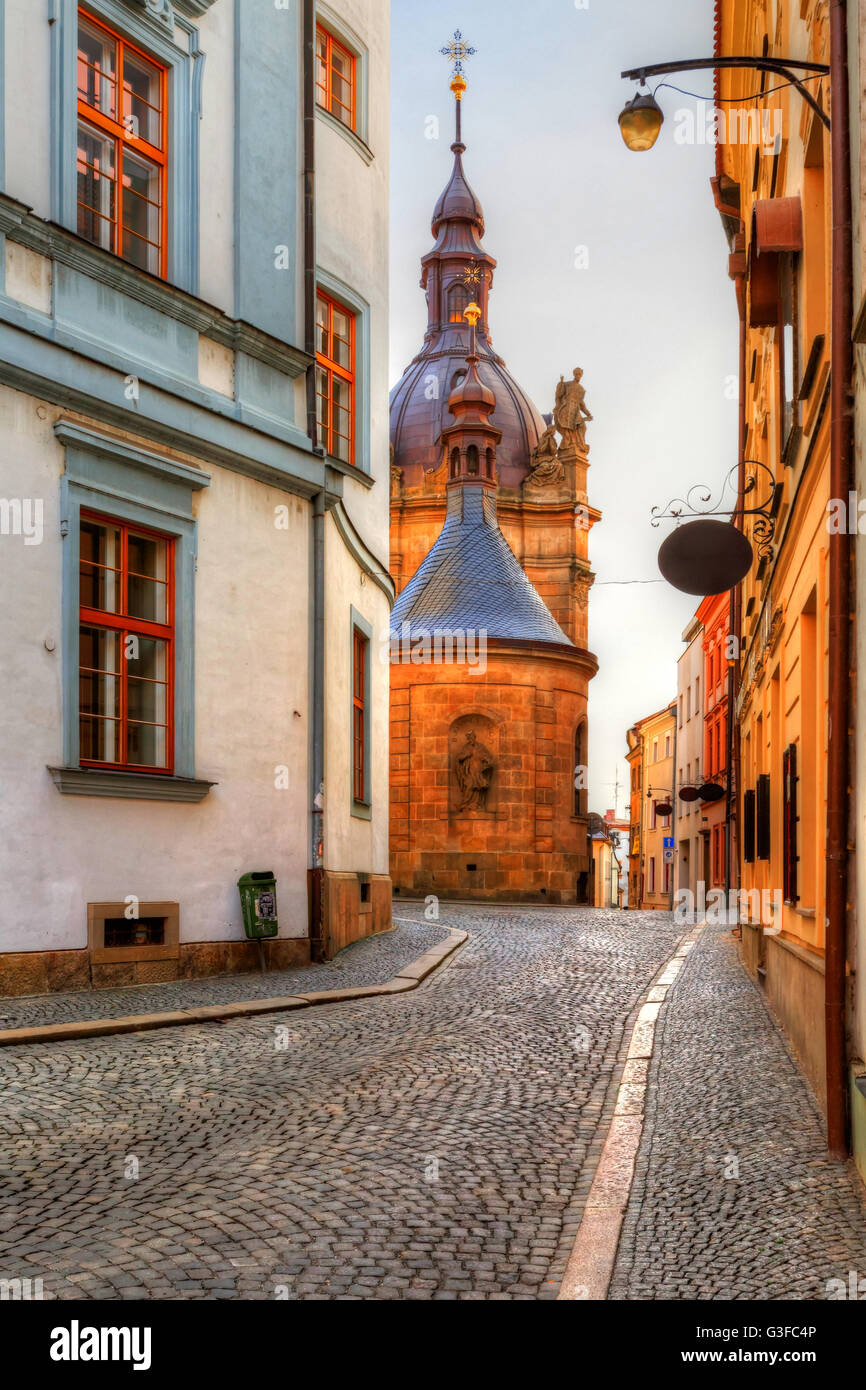 Architecture in the old town of Olomouc, Czech Republic. HDR image ...