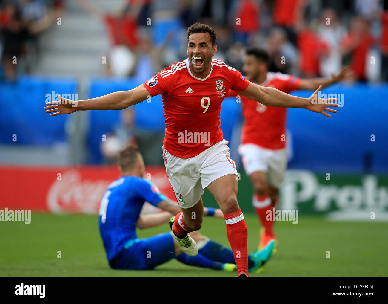 Hal robson kanu scoring goal euro hi-res stock photography and images ...
