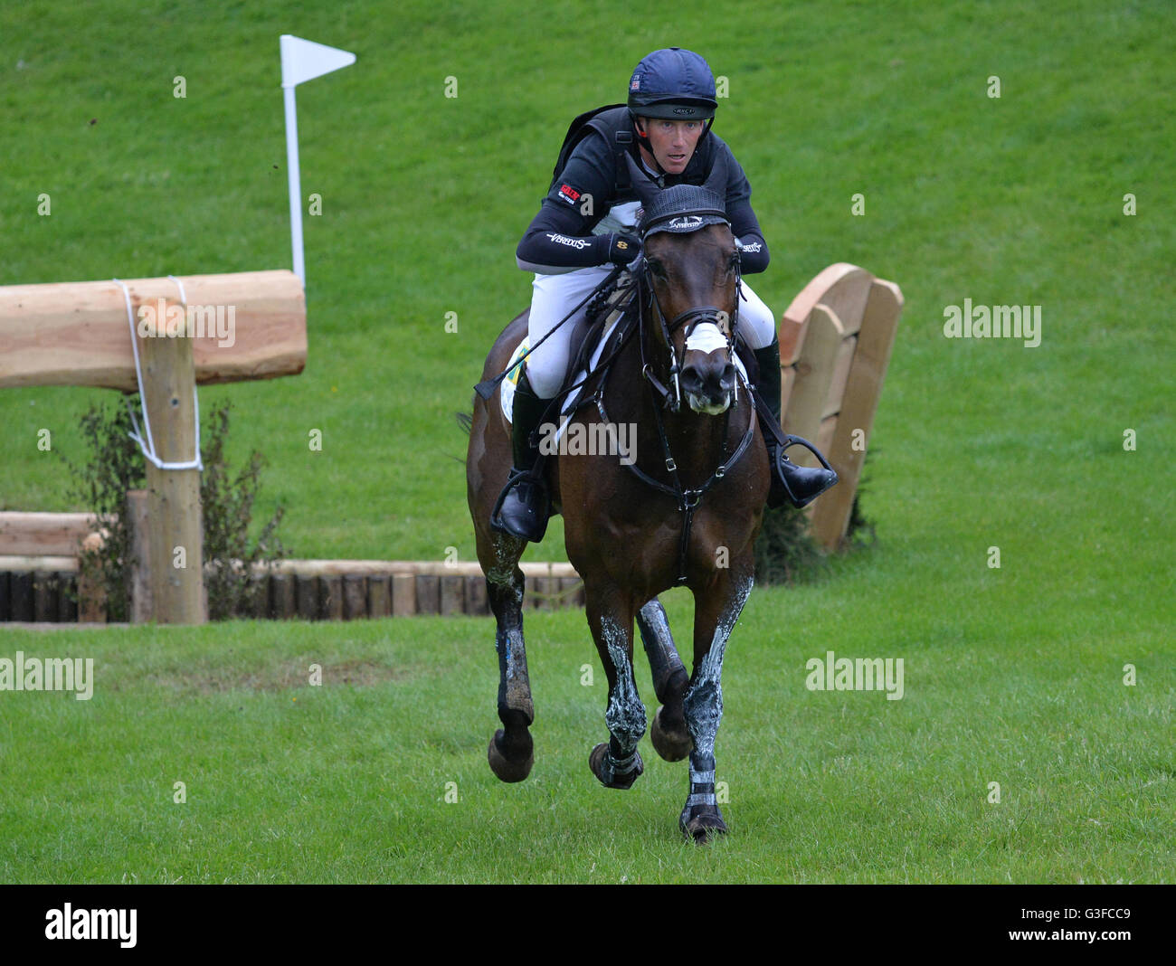 Oliver Townend riding Note Worthy in action in the Event Rider Masters ...