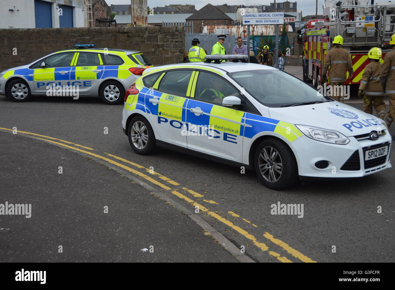 Police Scotland Ford Focus Stock Photo - Alamy