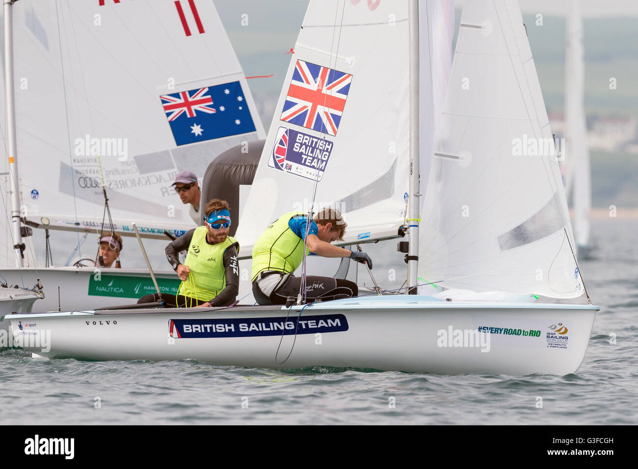 The British Olympic squad pair of Luke Patience and Chris Grube ...