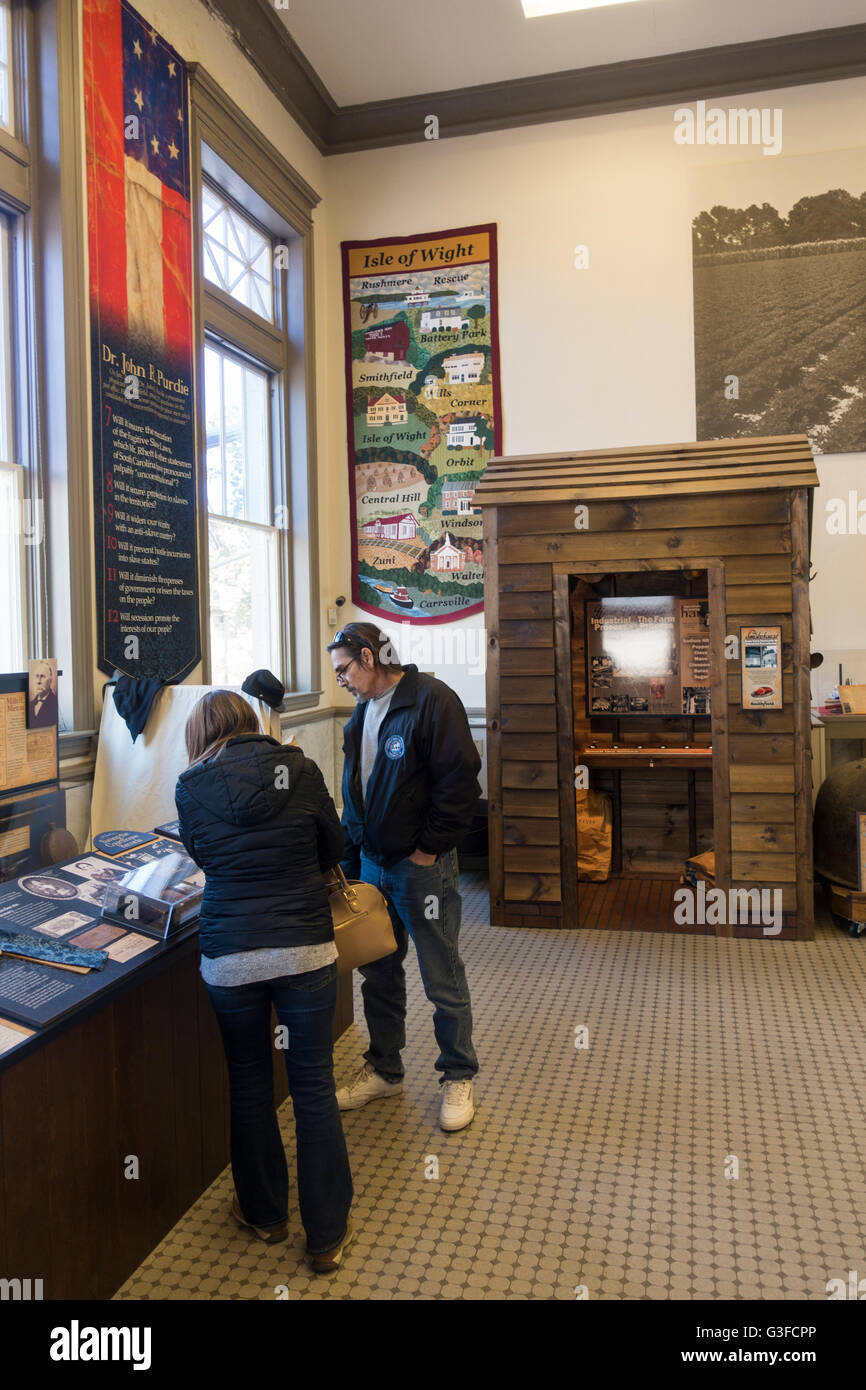 Isle of Wight county museum in Smithfield Virginia Stock Photo - Alamy