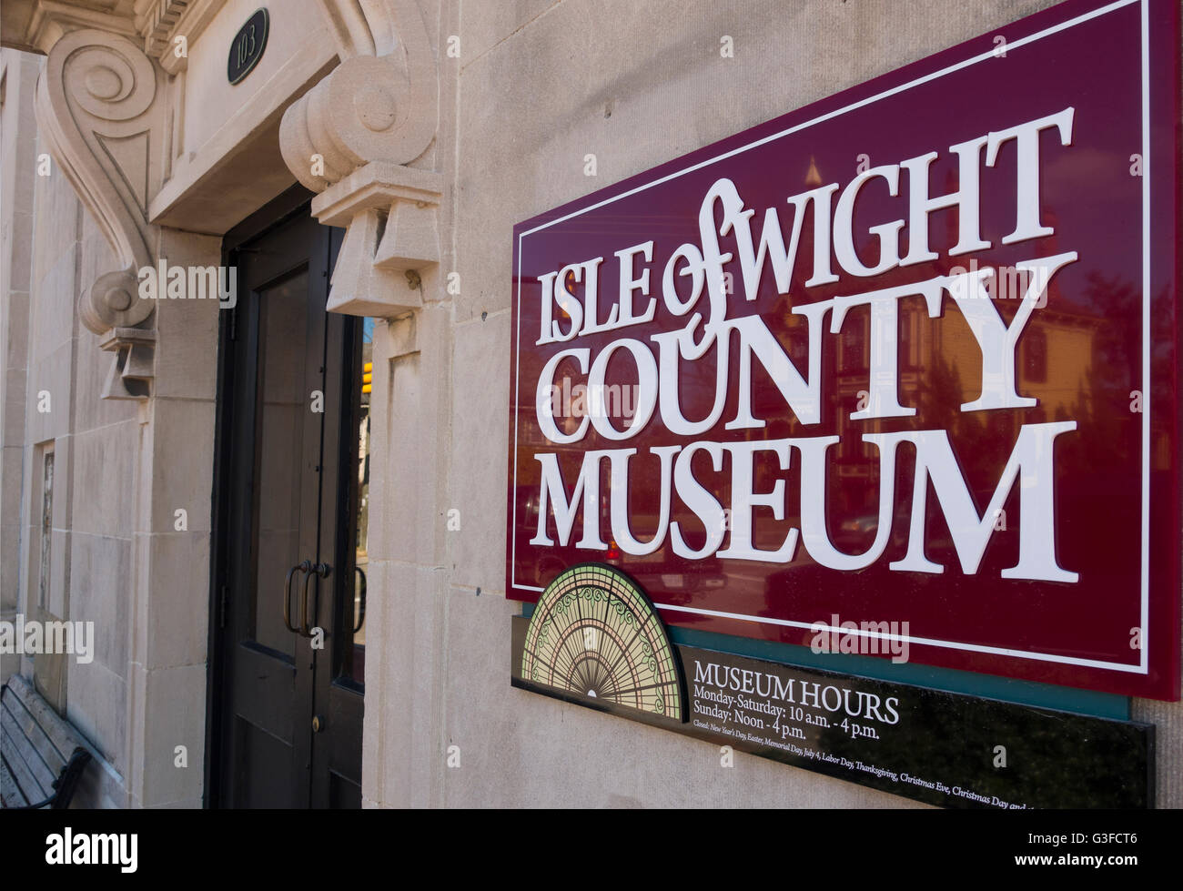 Isle of Wight county museum in Smithfield Virginia Stock Photo - Alamy