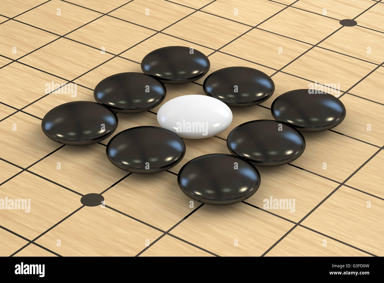 Go board game japan hi-res stock photography and images - Alamy