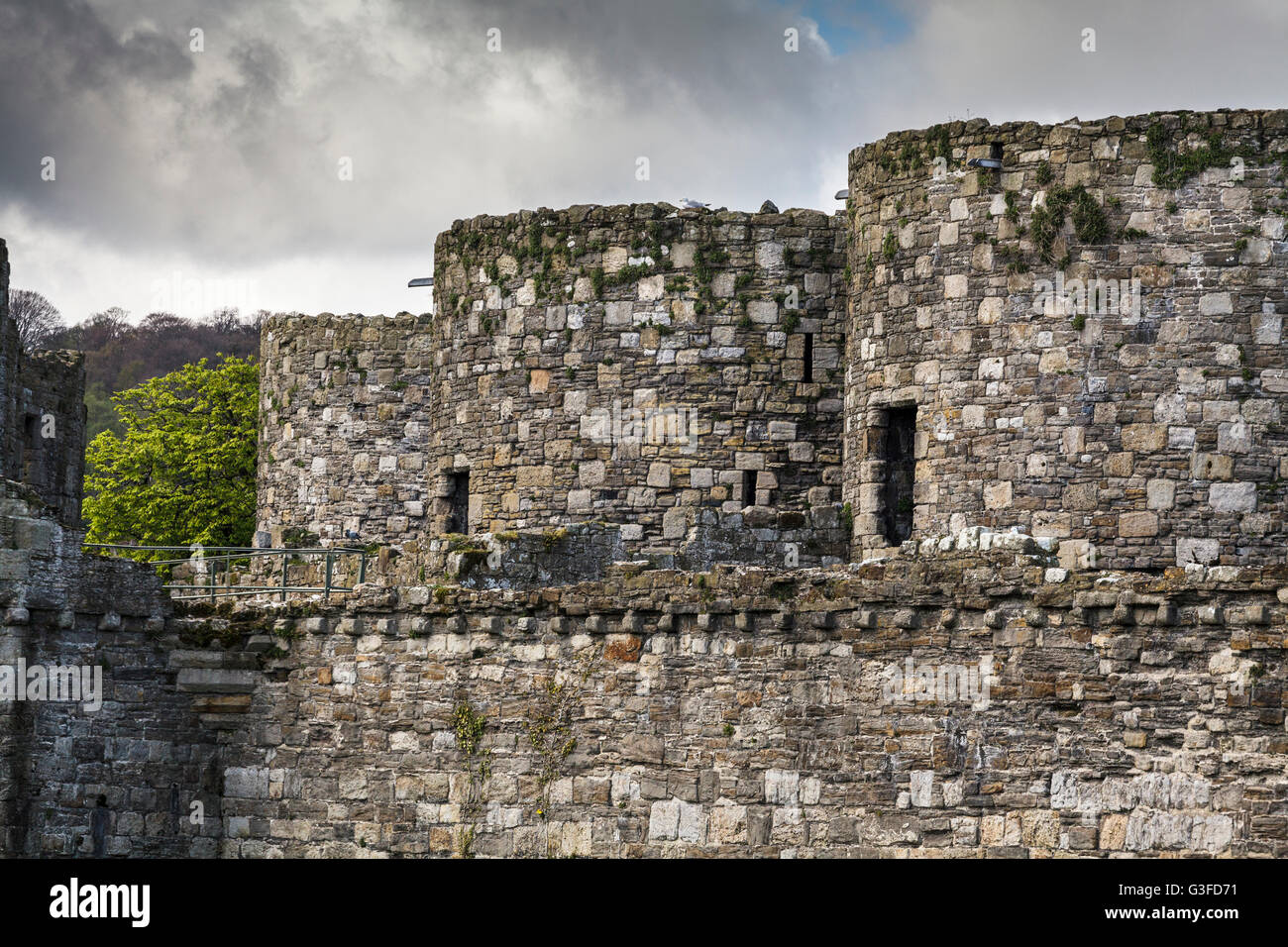 Concentric Castle With The Stock Photos & Concentric Castle With The ...