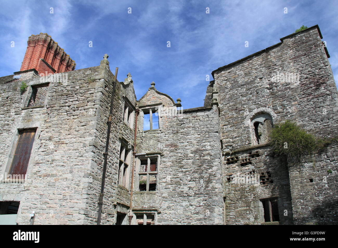 Hay Castle, Hay-on-Wye, Powys, Wales, Great Britain, United Kingdom, UK ...