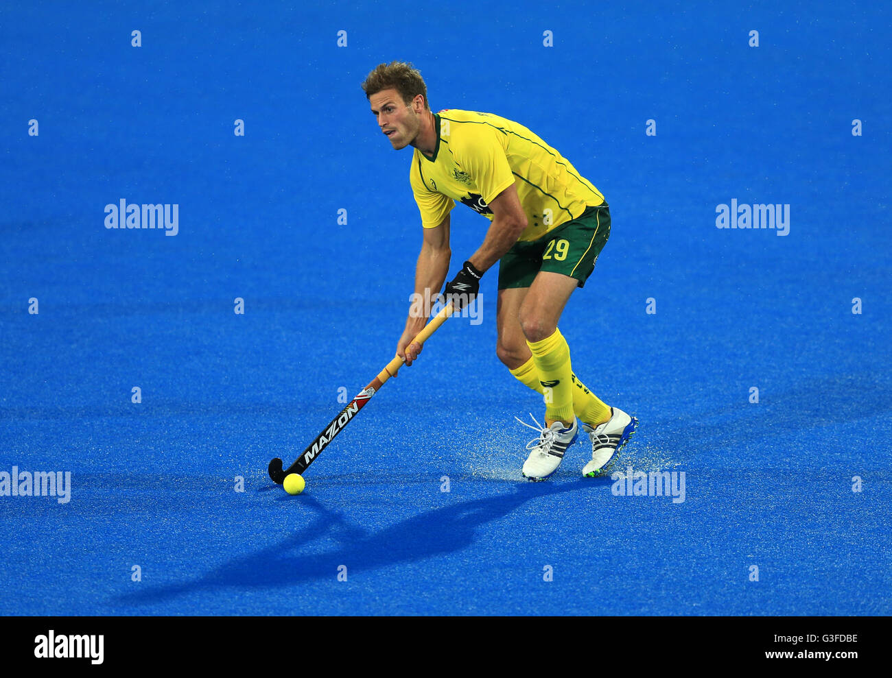 Australia's Andrew Philpott during day two of the FIH Men's Champions ...