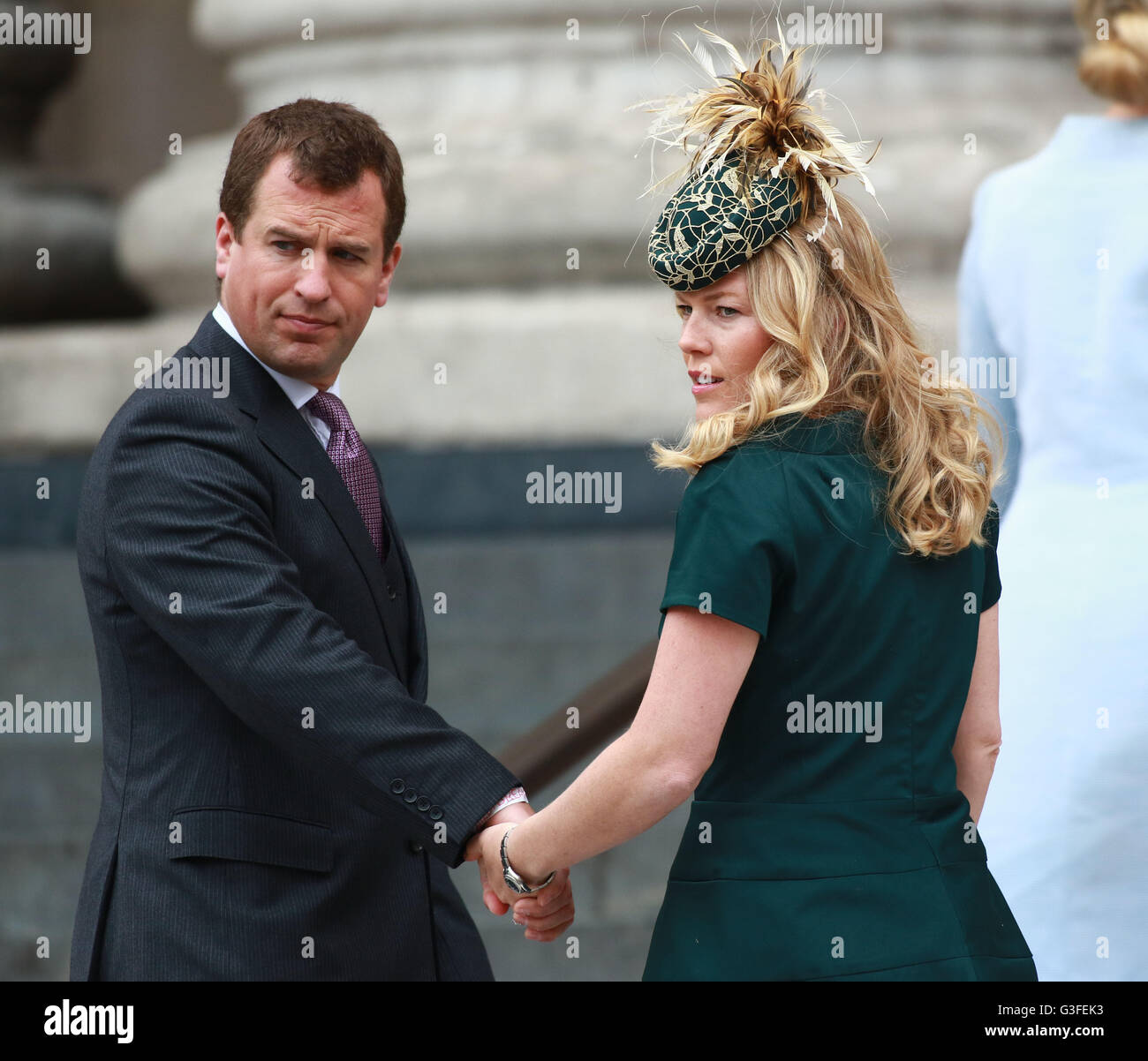 Peter and autumn phillips hi-res stock photography and images - Alamy