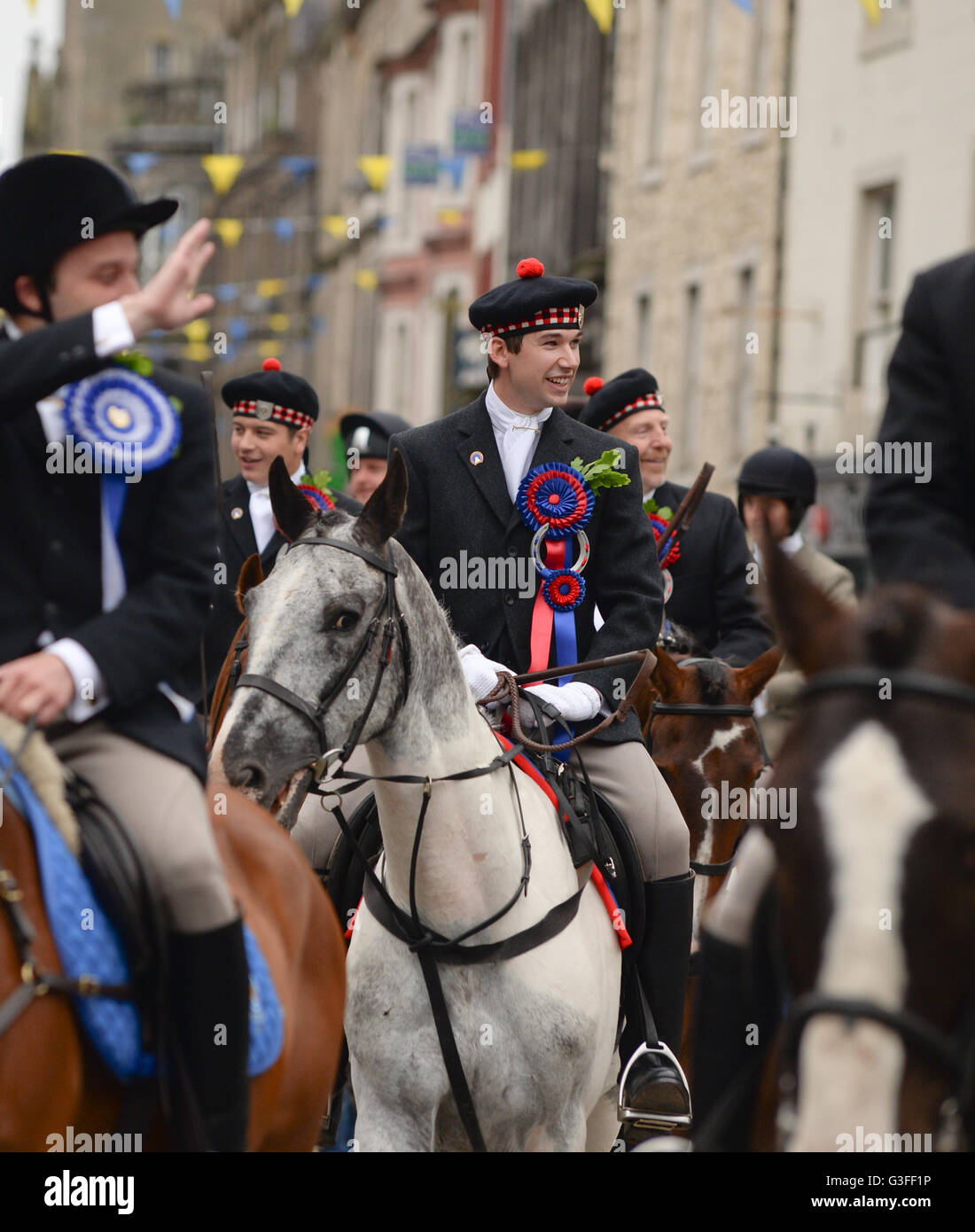 Hawick, Scotland, UK. 10 Jun 2016. Hawick Common Riding 2016 Hawick ...