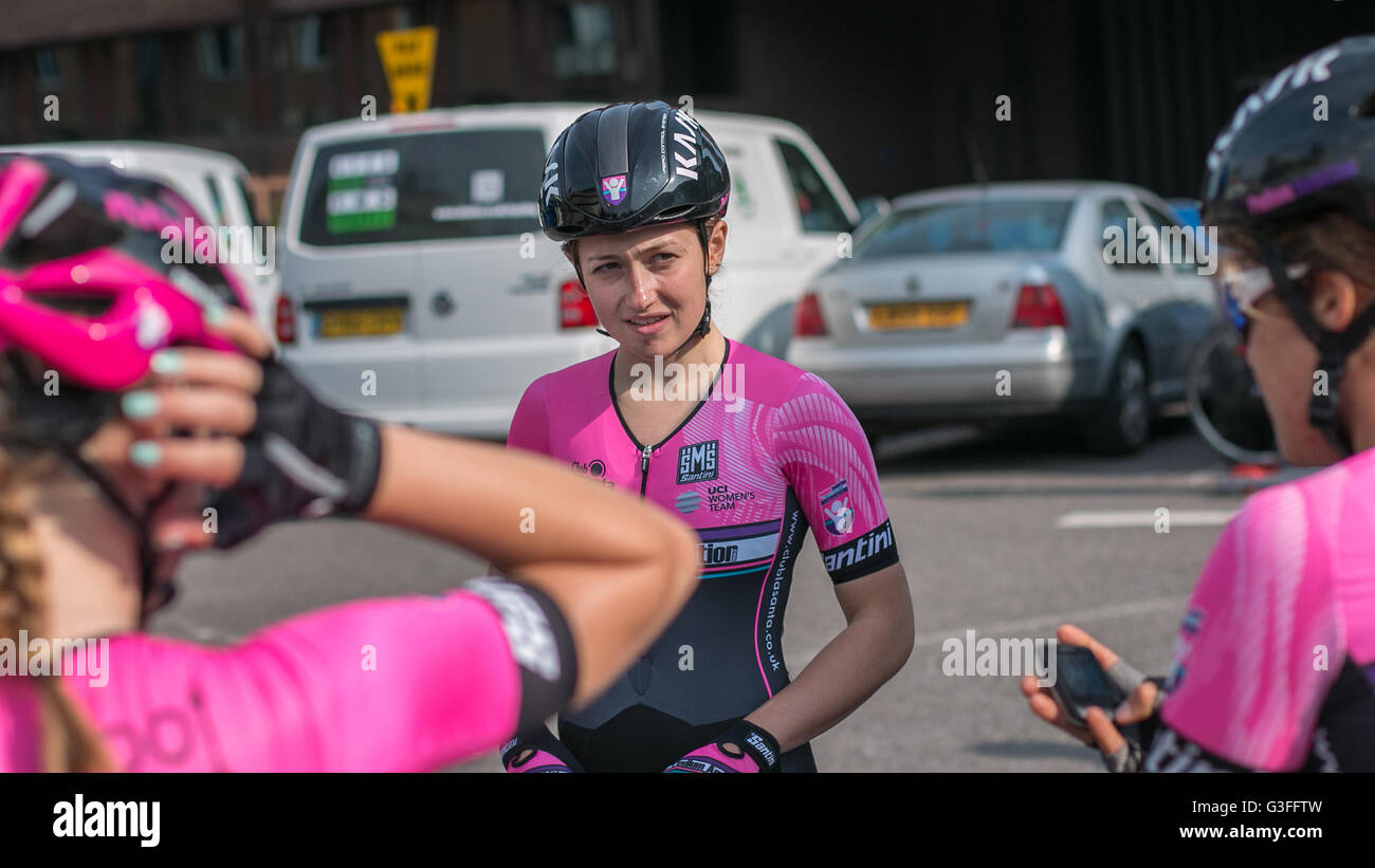 Grace Garner Podium Ambition UCI Women Cycling Team Stock Photo - Alamy