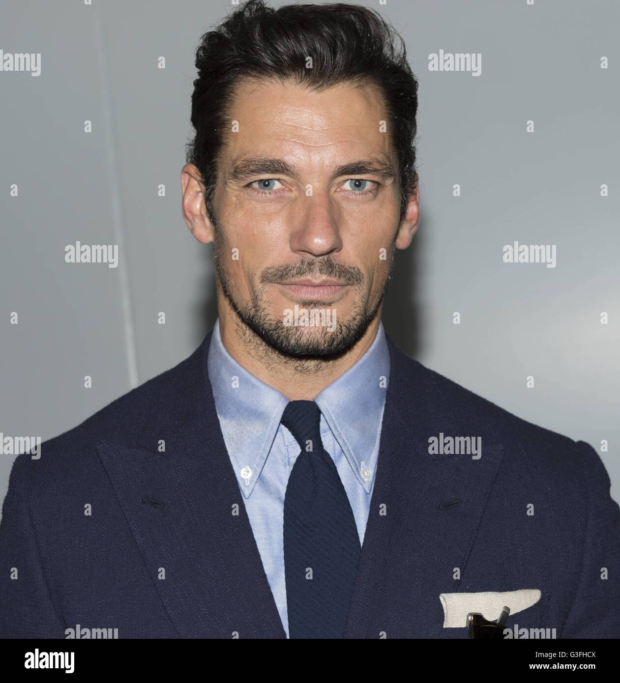London, UK. 10th June, 2016. David Gandy at Oliver Spencer Runway ...