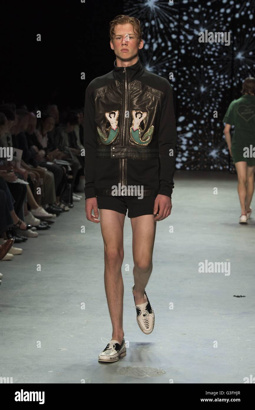 London, UK. 10th June, 2016. TOPMAN Design runway at London Collections ...
