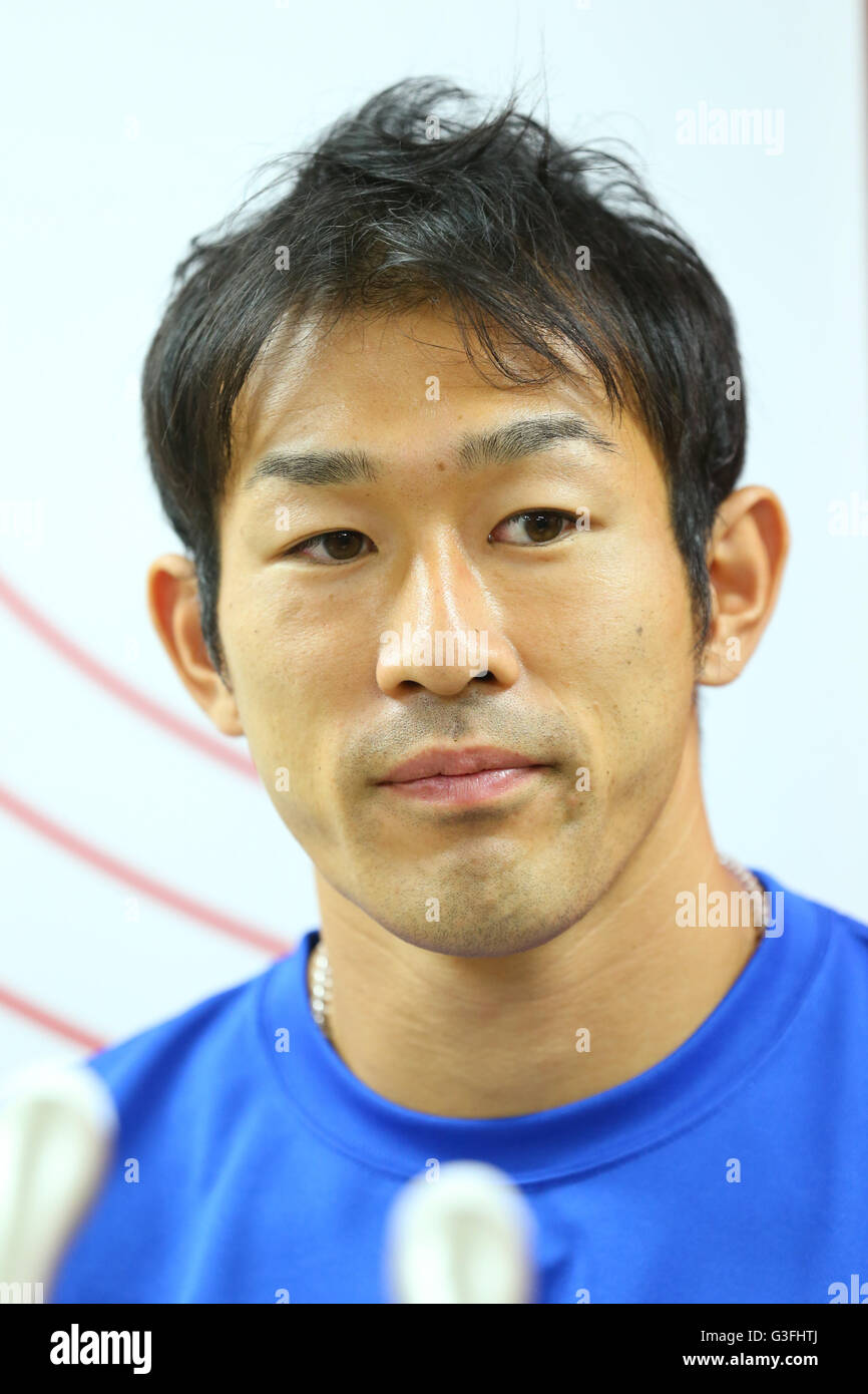 Nagano Athletic Stadium, Nagano, Japan. 11th June, 2016. Keisuke Ushira ...