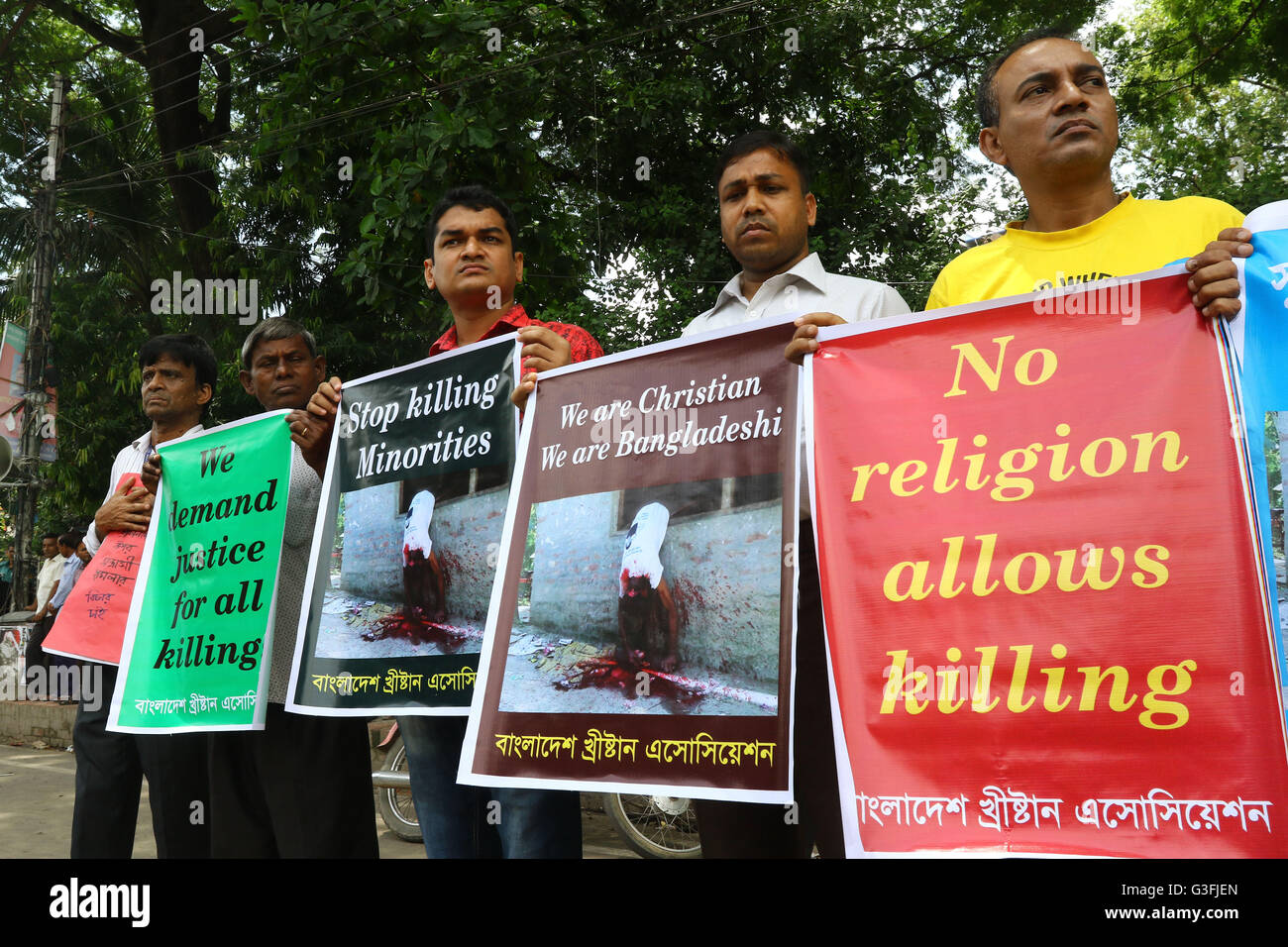 DHAKA, BANGLADESH – JUNE 08: Bangladesh Christian association organize ...